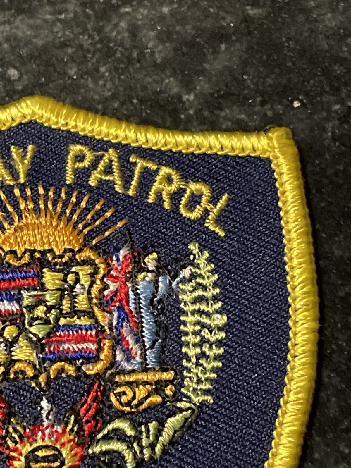 Hawaii State Police Highway Patrol Obsolete Sew On Patch 3” Rare Vtg ...