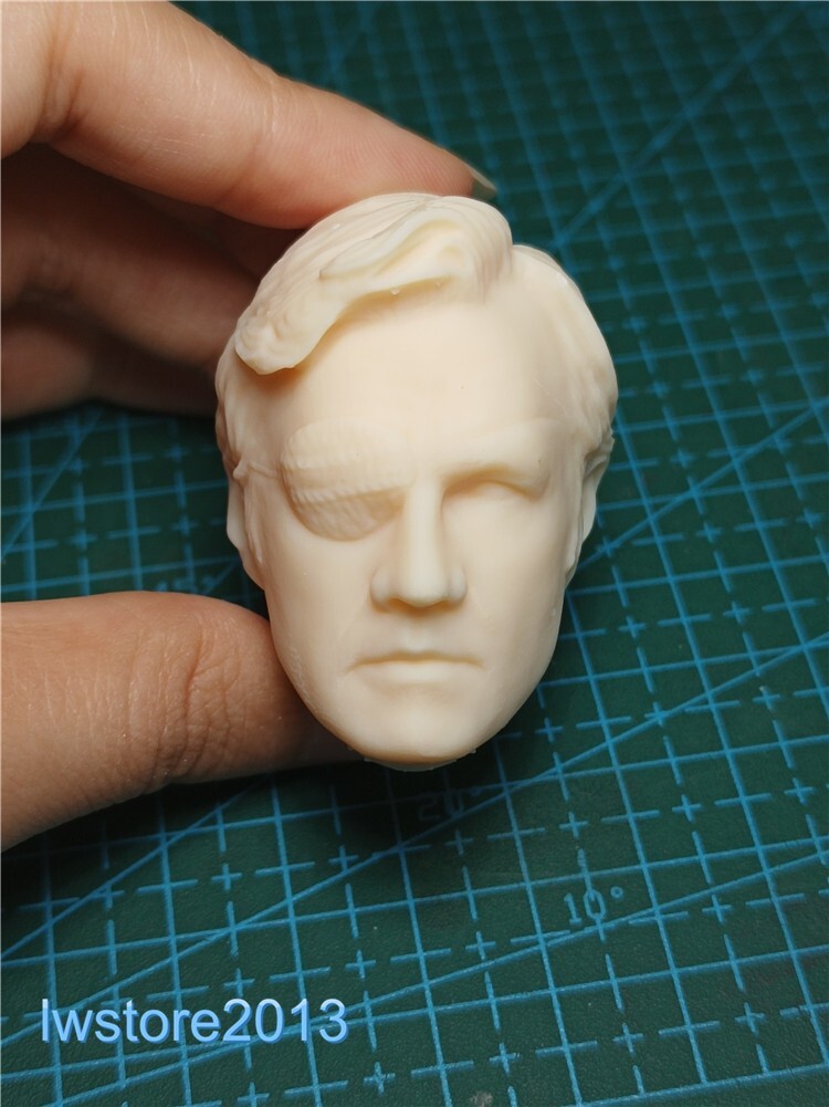 1:6 Single Eye Soldier Man Head Sculpt Carved For 12" Male Action ...