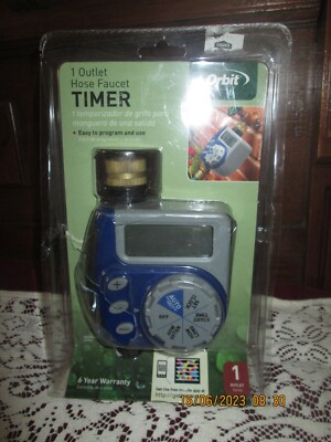 Orbit 27729 Digital Water Timer Single Valve W/ BRASS fitting.(Read ...
