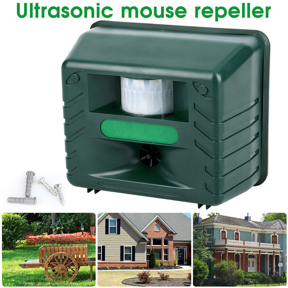 Repeller Bird Ultrasonic Repellent Deterrent Seagull Crow Cat Rats ...