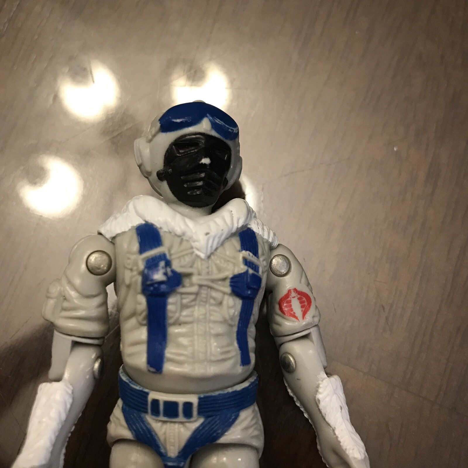 Vintage GI Joe Snow Serpent Action Figure 1985 Hasbro. 3.75" NO WEAPONS ...