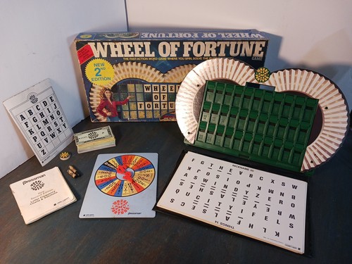 1985 Original Wheel of Fortune Board Game Pressman- Almost Complete ...