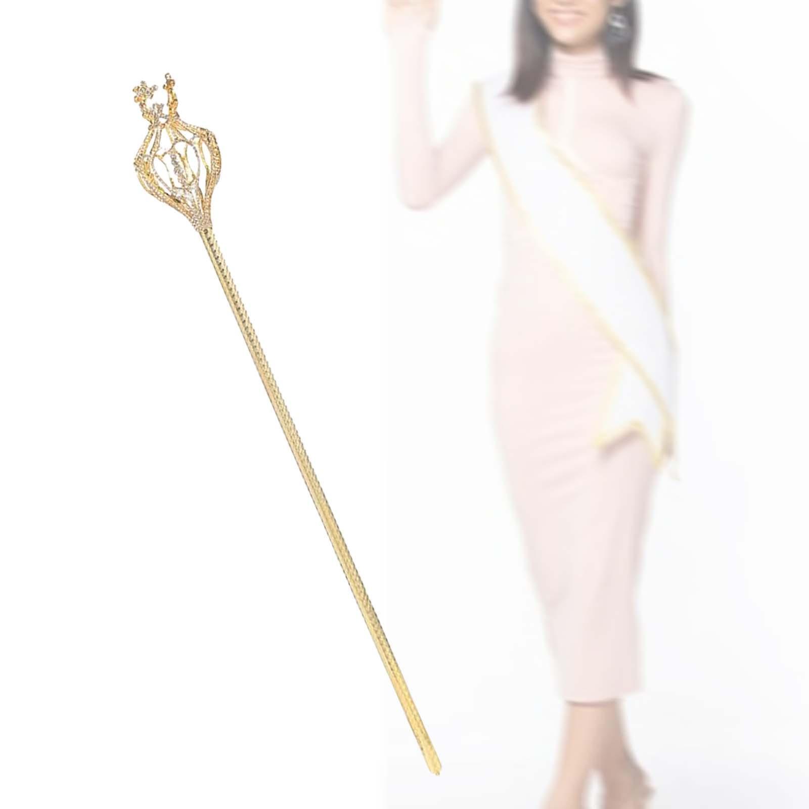Crown Rhinestone Scepter Pageant Wand Queen for Party Fancy Dress | eBay