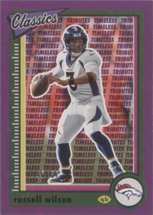 2022 Panini Classics - Russell Wilson #32 Timeless Tributes Purple /50 ...