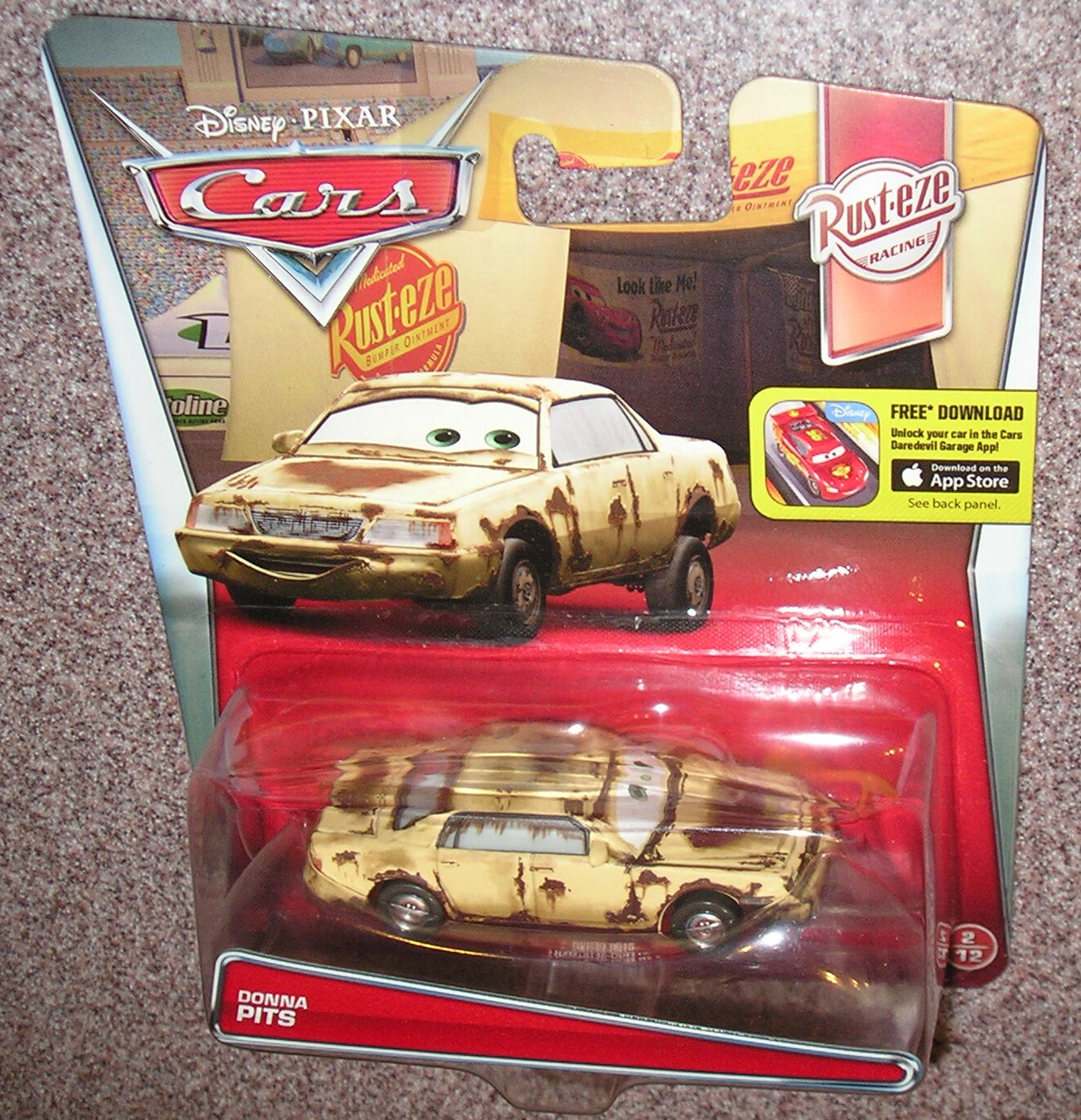 Disney Pixar Cars Donna Pits Rust-Eze Racing Mattel DKG32 | eBay