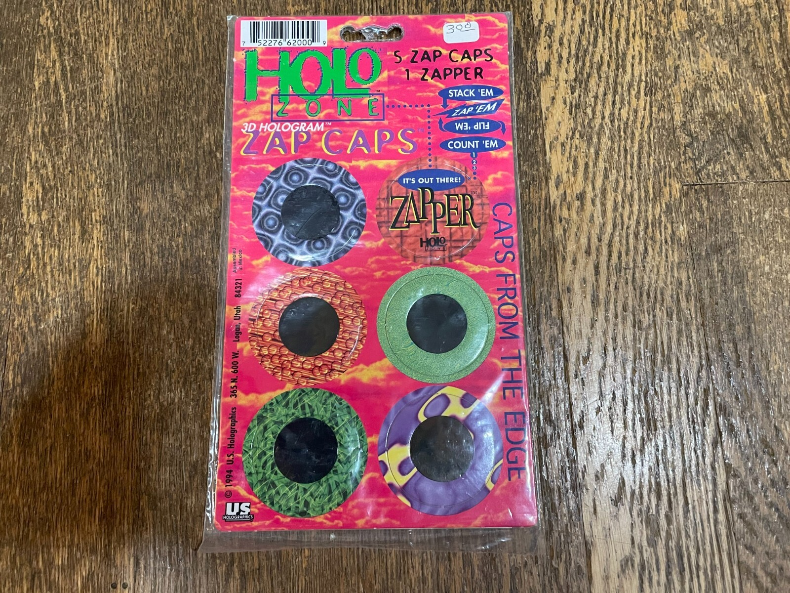 SEALED Holo Zone 3D Hologram Zap Caps POGs Lot of 6 1994 Zapper | eBay