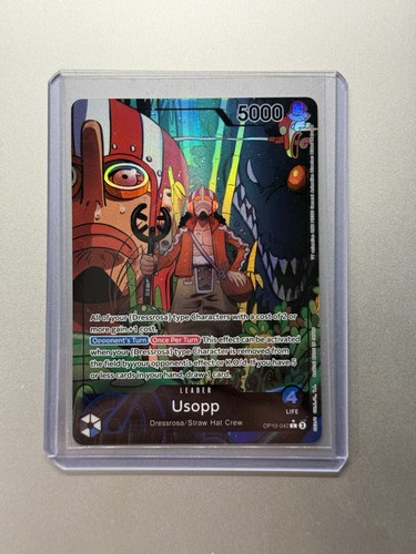 IN HAND! One Piece Usopp Alt Art Leader Royal Blood OP10-042 English | eBay