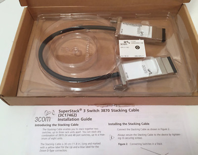 3COM SuperStack 3 Switch 3870 Stacking Cable: 3C17462 30cm | eBay