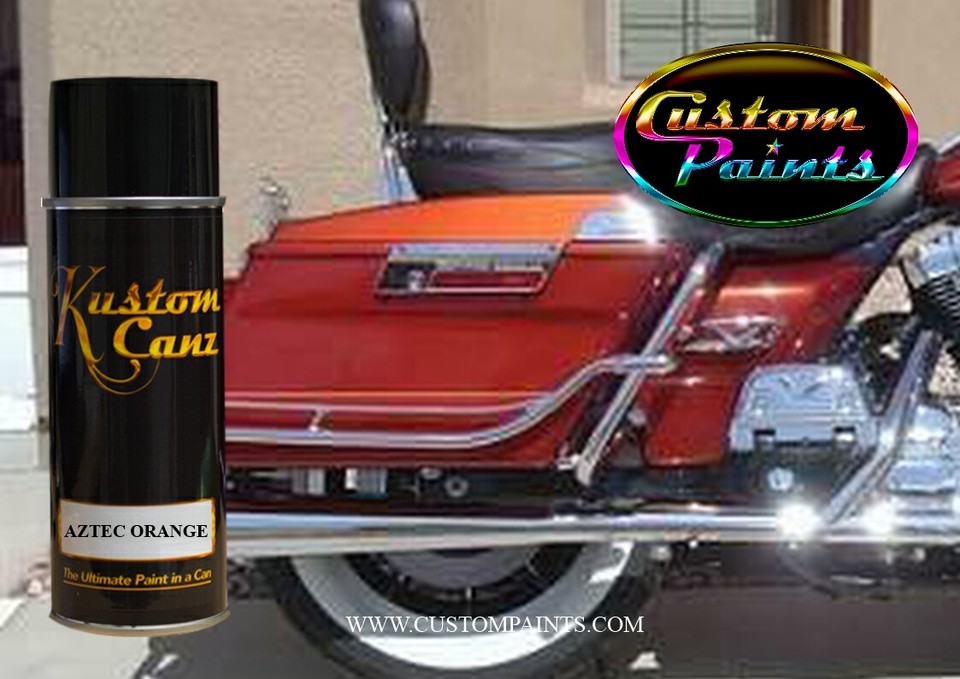 HARLEY DAVIDSON Aztec Orange 12oz Aerosol Can Hotrod HOK Motorcycle ...