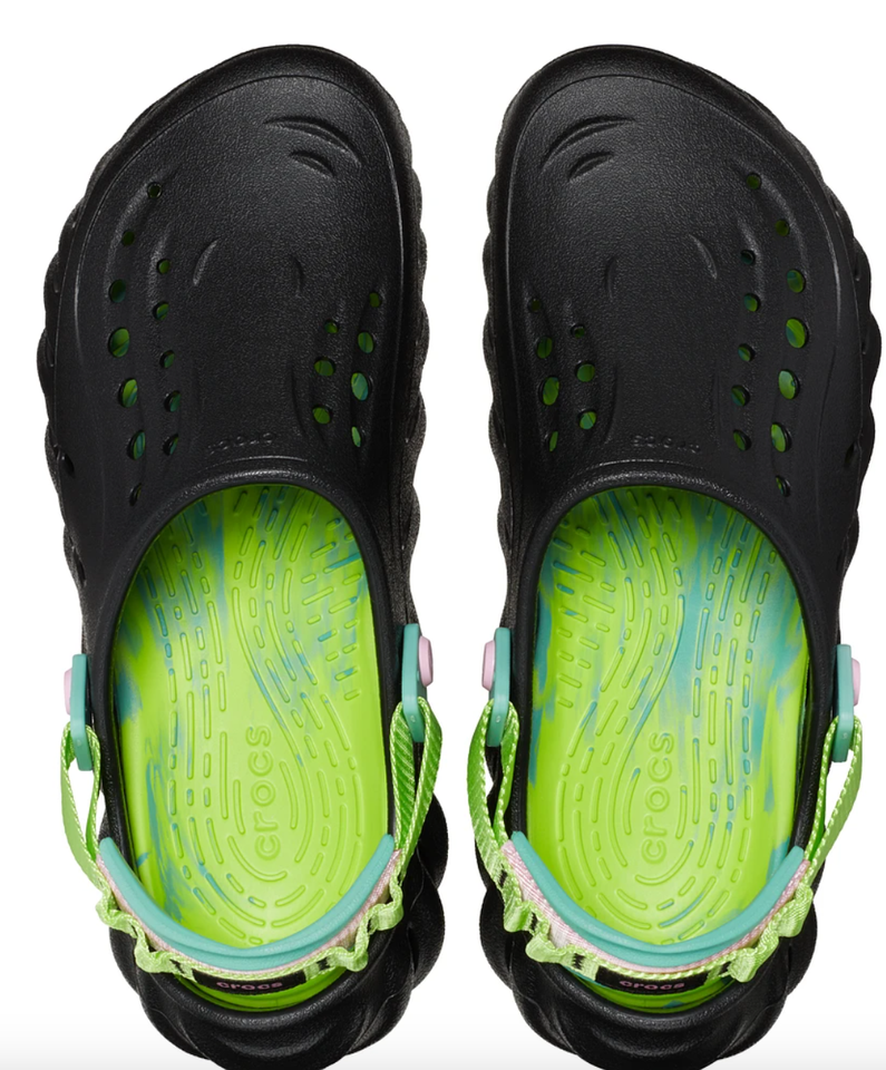 Crocs Echo Clog Shoes Spring Break Black 208403-90H Size Men’s 11 NWT ...