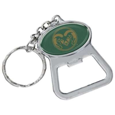 Colorado State Rams Metal Key Chain And Bottle Opener W/domed Insert | eBay