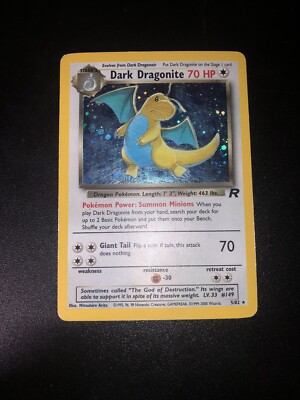 Pokemon Card - Dark Dragonite Team Rocket 5/82 Holo Rare | eBay