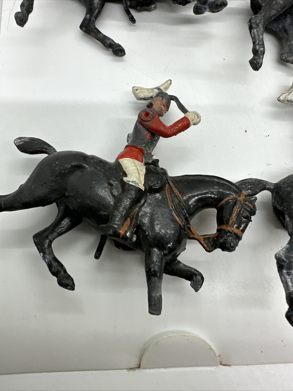 Vintage Lead BRITAINS LTD. Toy Soldier w/ Horse Lot (Made in England ...