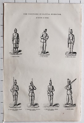 1860 Militare Stampa Esercizi Posizioni Taught Da Hythe Slope Arms ...