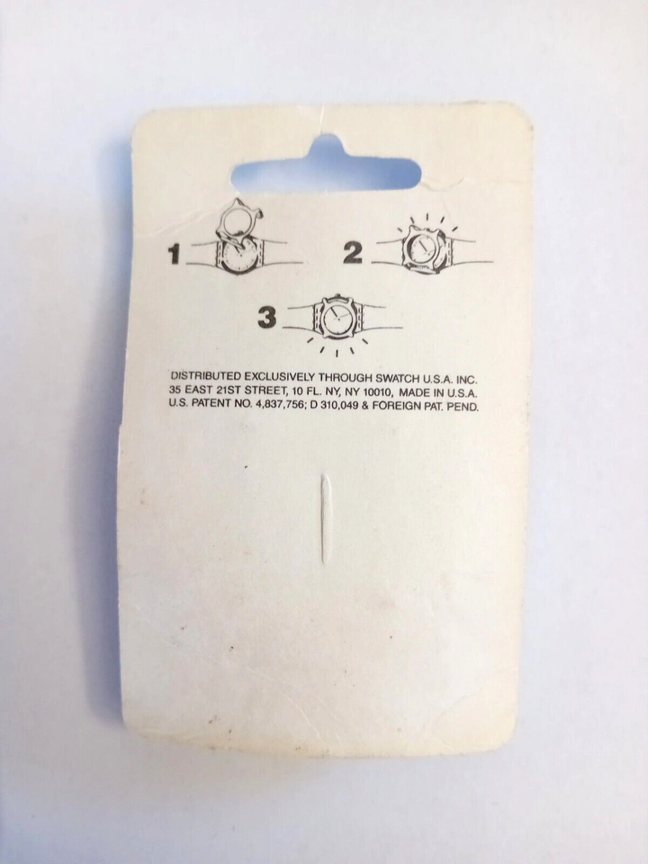 Swatch Gent Guard Too Large Men's NOS Vintage Watch From The 90s Purple ...