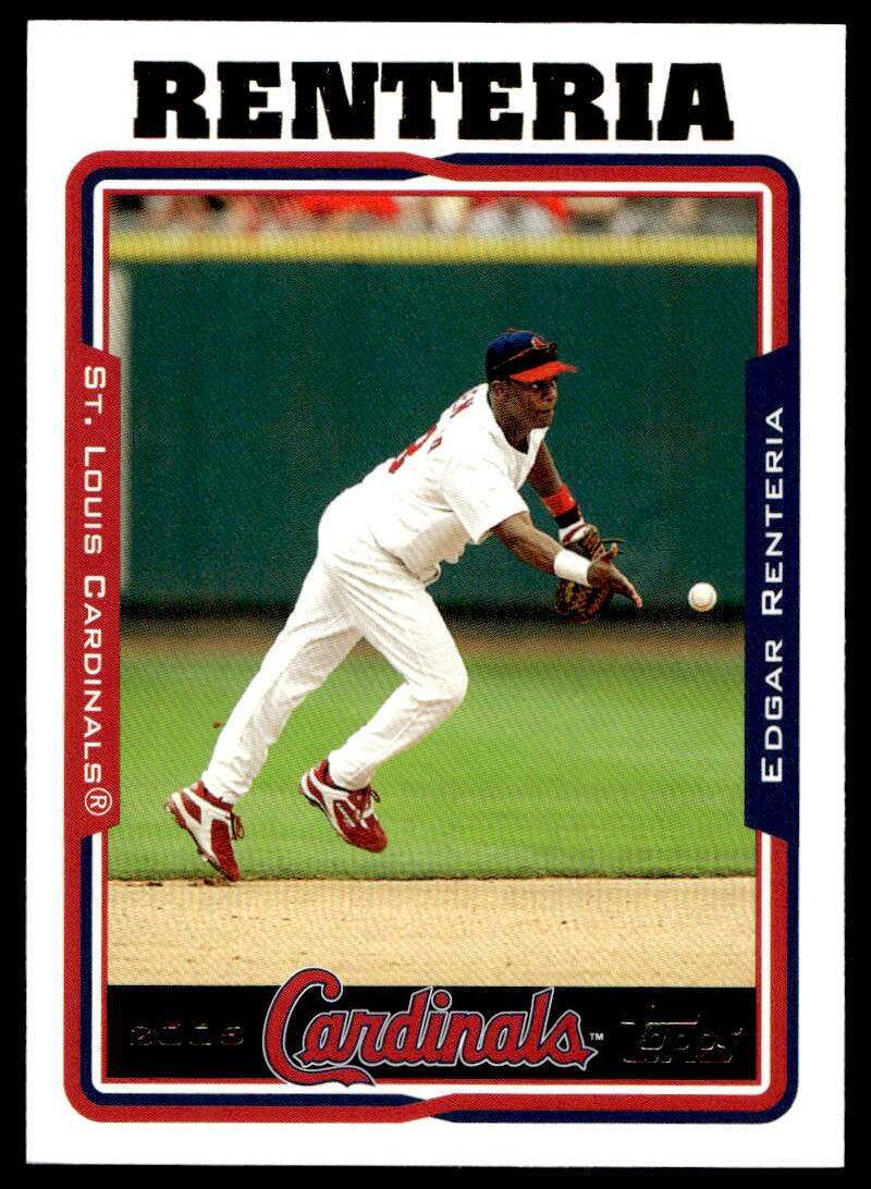 2005 Topps #156 Edgar Renteria St. Louis Cardinals | eBay