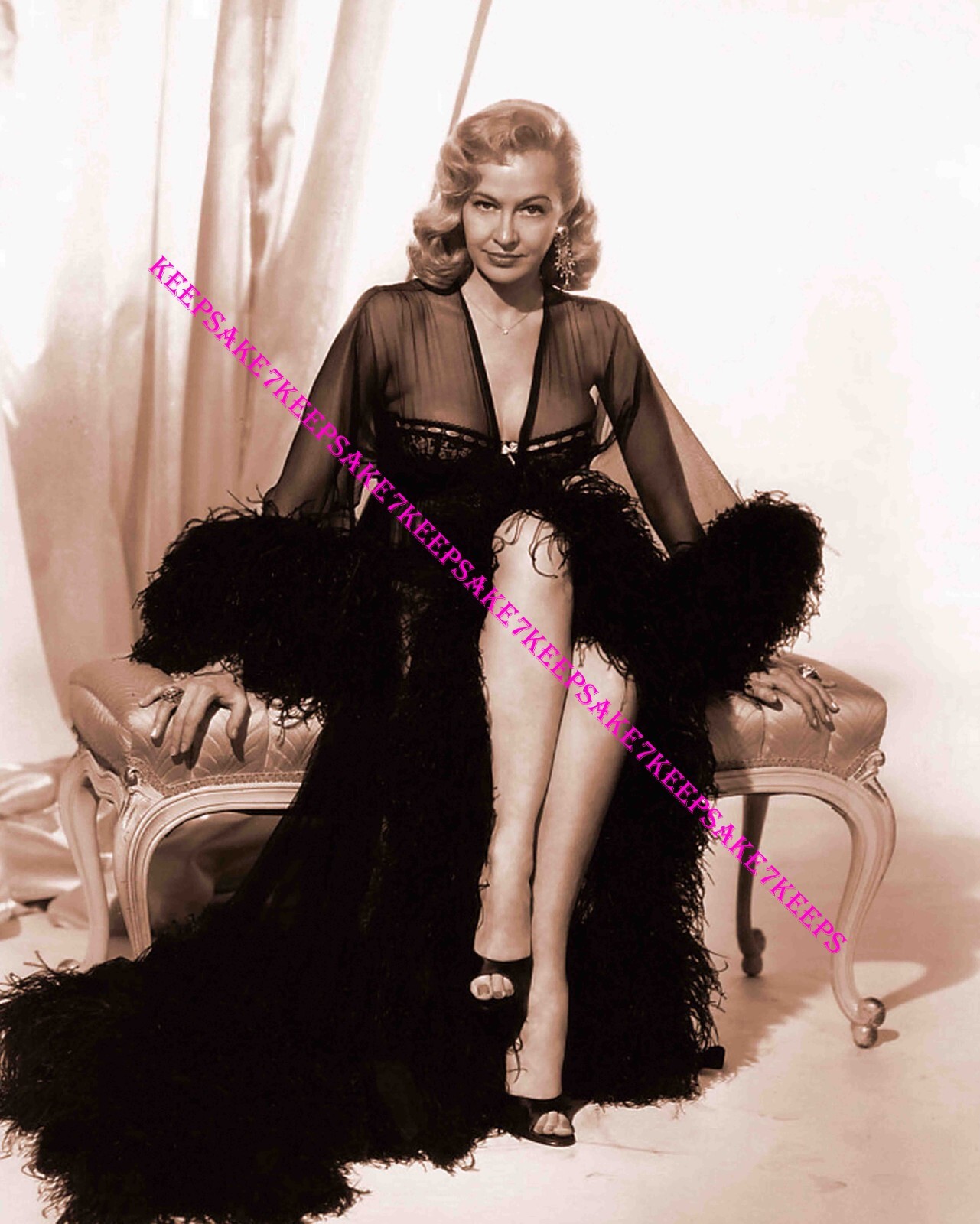 1940s-50s SINGER/ACTRESS MARILYN MAXWELL LEGGY IN A NEGLIGEE 8x10 PHOTO A-MMAX5 | eBay