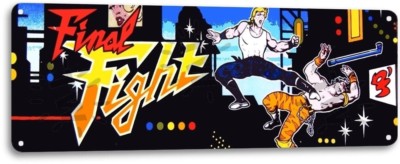 Final Fight Classic Arcade Marquee Game Room Cave Wall Decor Large ...