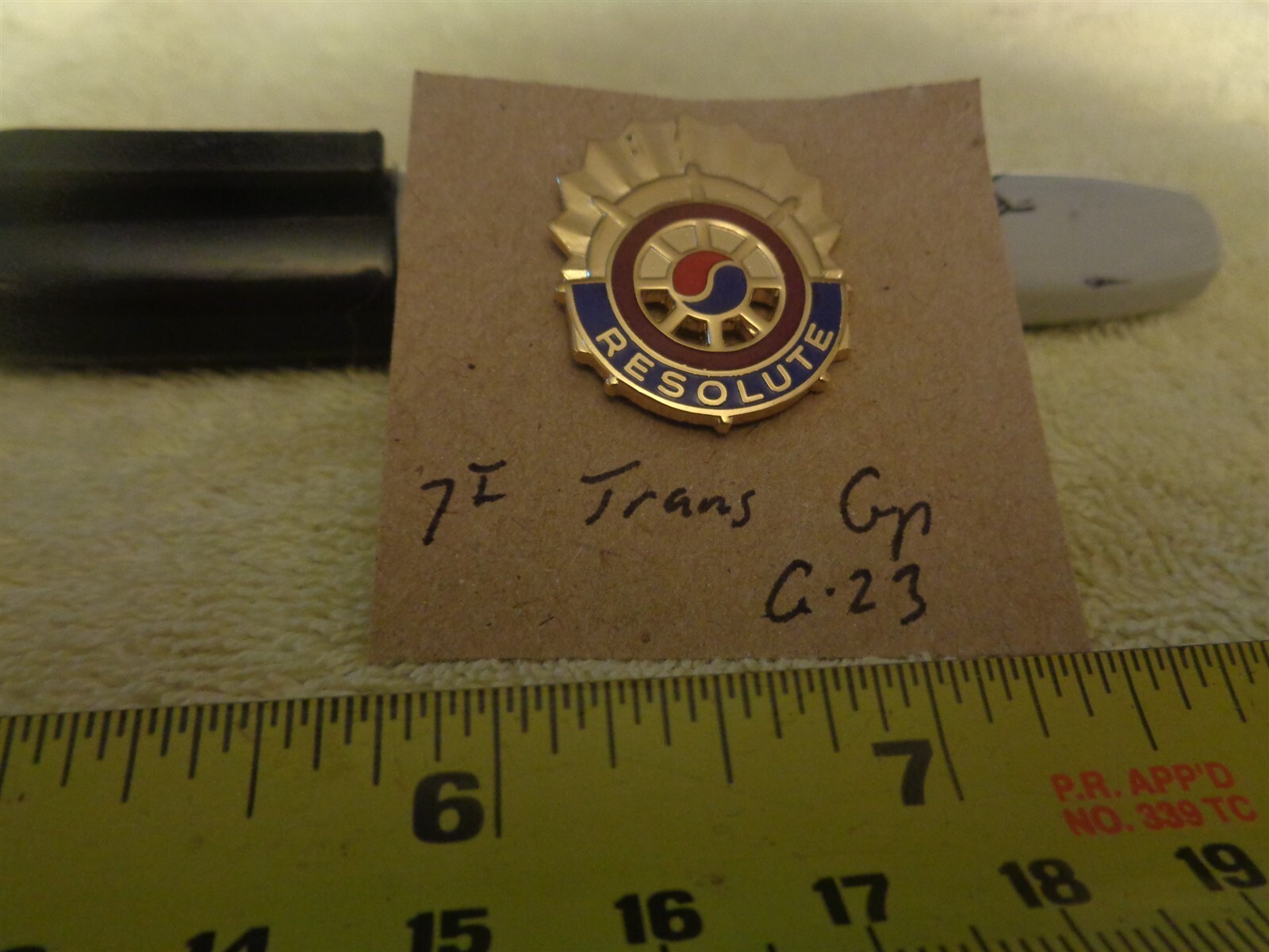 7th Transportation Group G23 Unit Crest, DI, DUI (DRAW#112) | eBay