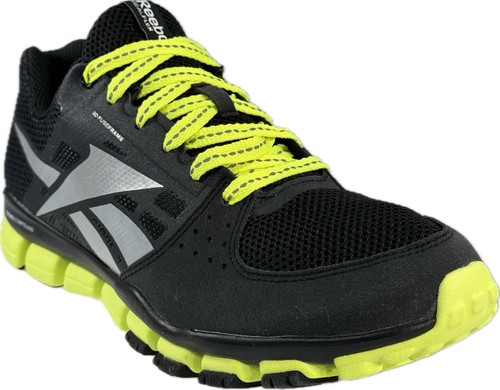 REEBOK JUNIOR REALFLEX TRANSITION 4 BLACK RUNNING SNEAKER SZ 7Y, V47764 ...