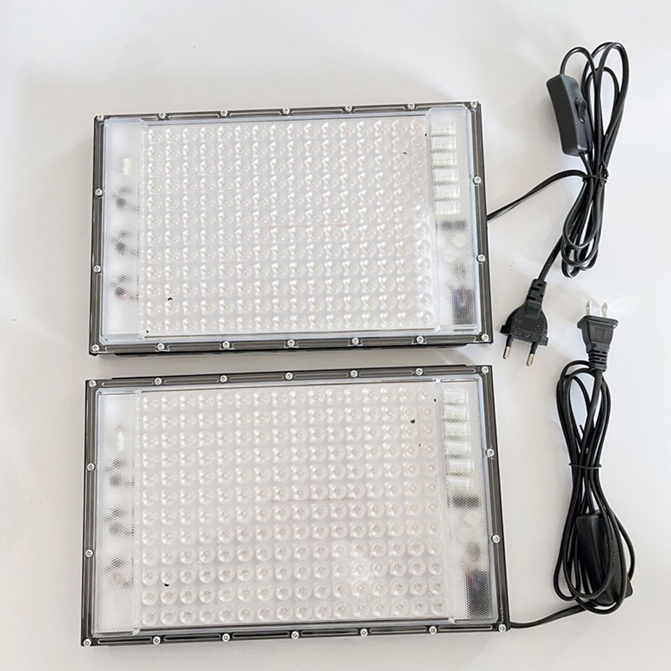 192 LEDs Tanning Lamp 460nm Full Blue Lamp Portable Tanning Light US/EU ...