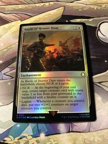 Battle Of Hoover Dam Foil Fallout PIP MTG Magic The Gathering Pack ...