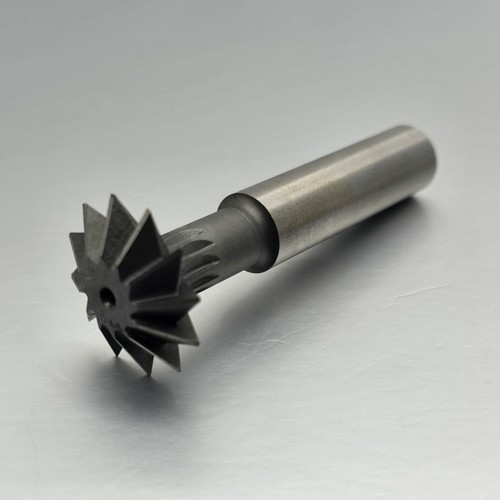 VC Double Angle Milling Cutter: 60°, 1" Cut Dia, 5/16" Cut Width, 1/2 ...