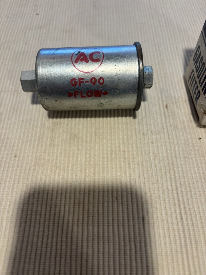 NOS 1962-1965 AC DELCO GF90 GM 90 AC FUEL FILTER CORVETTE #5650677 62 ...