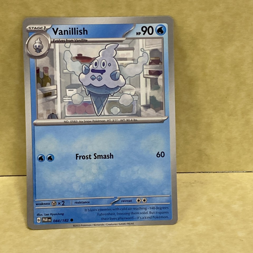Vanillish 044/182 Sv04: Paradox Rift Regular Pokémon TCG card | eBay
