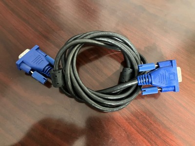 SVGA SUPER VGA Monitor 15PIN M/M Male To Male Cable CORD FOR PC TV HDTV ...