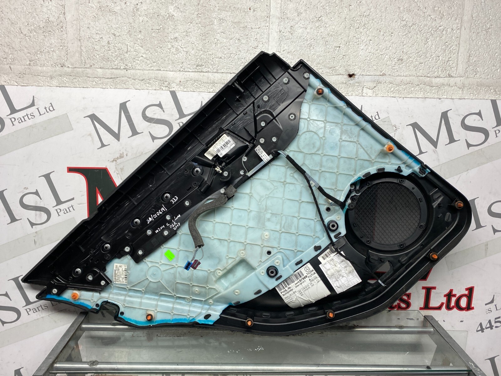 (AS) MERCEDES BENZ W204 C CLASS REAR INTERIOR DOOR CARD / PANEL LED ...