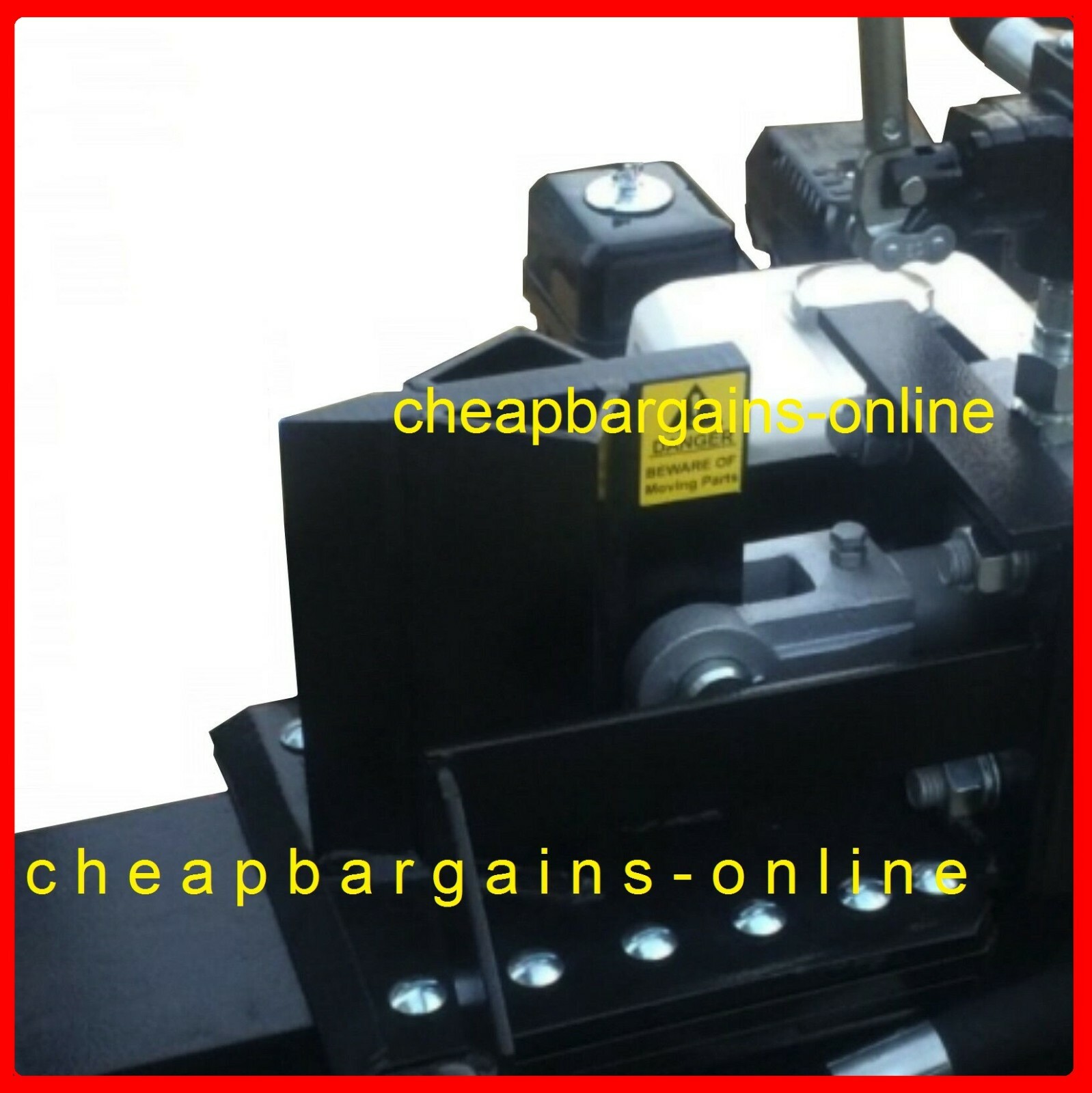 40 TON HYDRAULIC LOG SPLITTER 13hp PETROL ENGINE MILLERS FALLS #1 WOOD ...