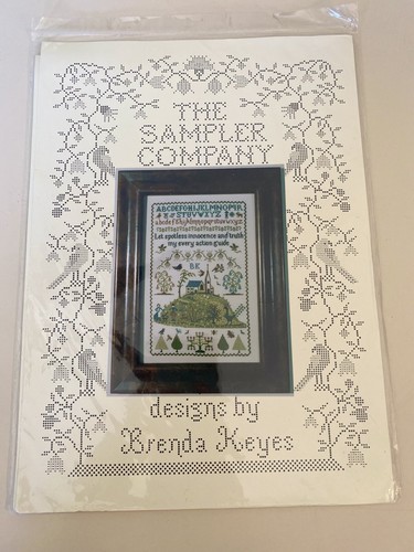 The Sampler Company~Church On The Hill~Designs by Brenda Keyes cross ...