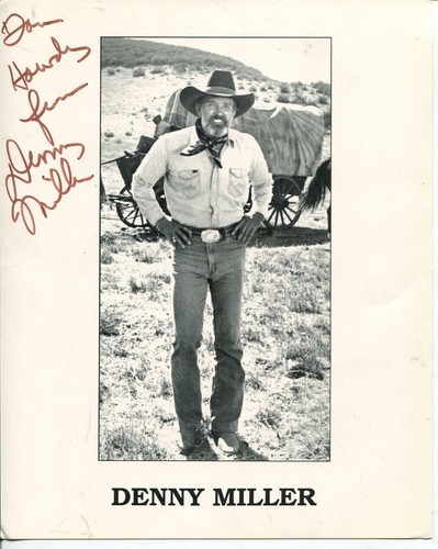 Scott Denny Miller Autograph Actor In Wagon Train Dallas V Signed Photo ...