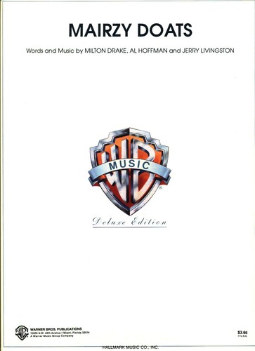 DRAKE LIVINGSTON MAIRZY DOATS SHEET MUSIC DELUXE PIANO/VOCAL/GUITAR ...