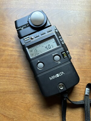 Minolta Auto Meter IV Light Meter / Flash Meter w/ Case -Clean ...
