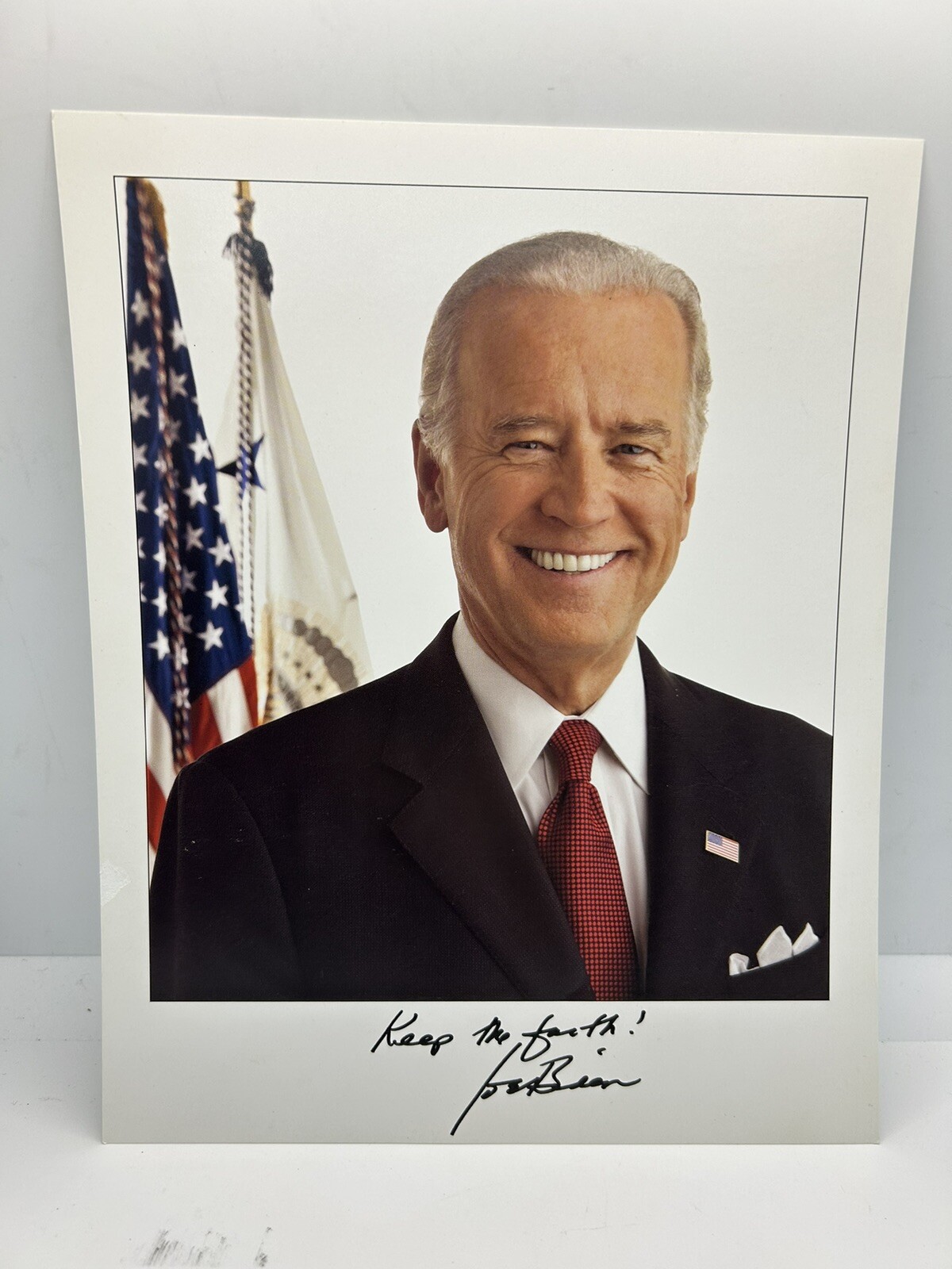 Joe Biden Official Autograph REPRINT 8x10 Photo As Vice President VP ...