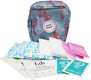 FIRST PERIOD SURVIVAL KIT-2-GO - Menstruation Starter Kit for Teens ...