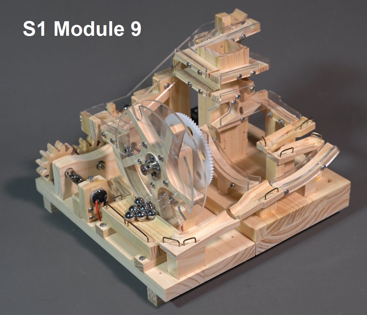 Kinetic Art Rolling Ball Sculpture Marble Machine S1 Stair Mechanism | eBay