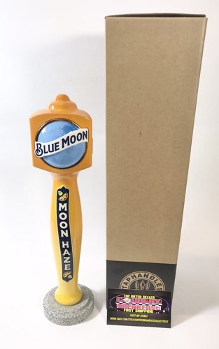 Blue Moon Belgian White Moon Haze Beer Tap Handle 11.5” Tall - Brand ...