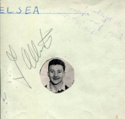 Les Allen Football Soccer Chelsea Tottenham Hotspur Queens Par Signed ...