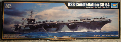 TRUMPETER #06715 1/700 USS CONTELLATION CV-64 WITH CRACKED HULL IN ...