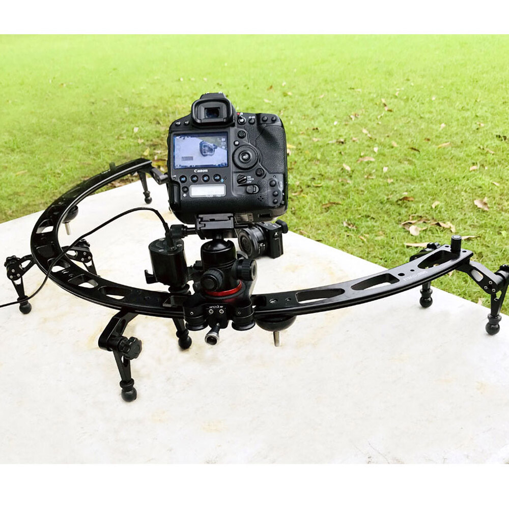 Motorized video Camera Slider Curve Track with Motion Control System ...