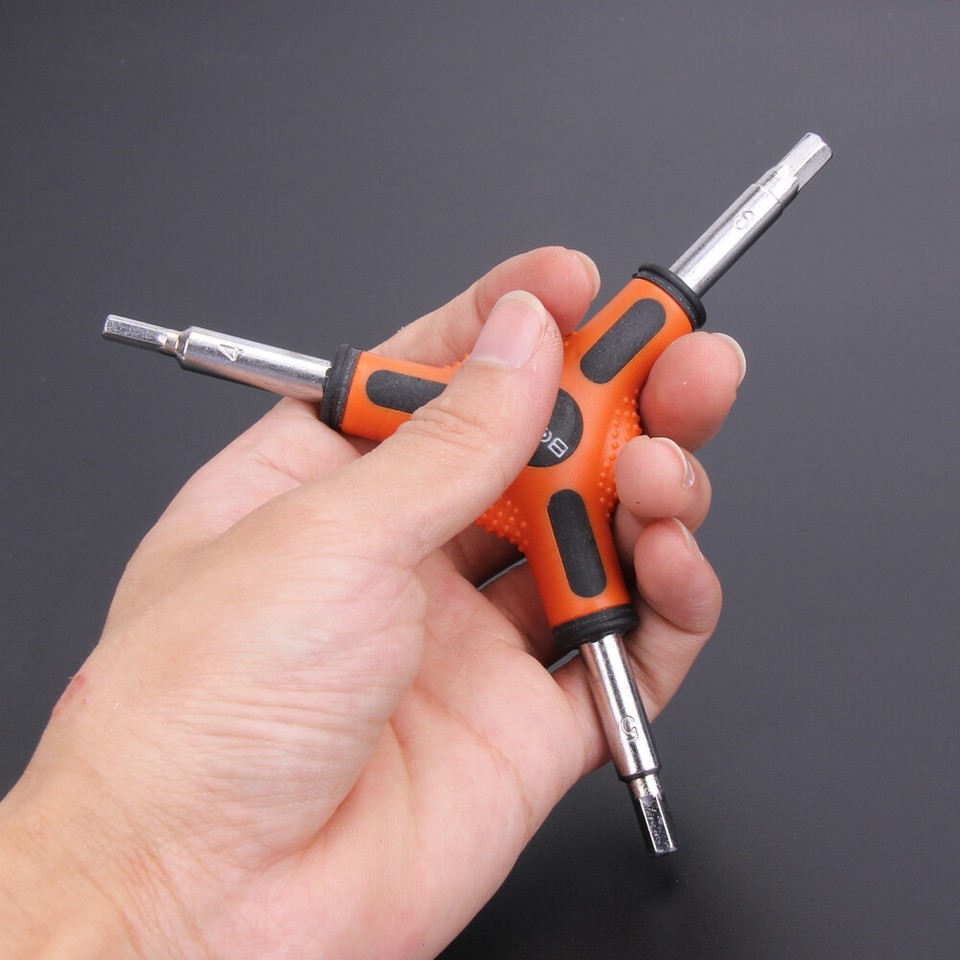 3 Way Hex Wrench 4mm 5mm 6mm Bicycle Cycling Torque Spanner 3 Way Allen ...