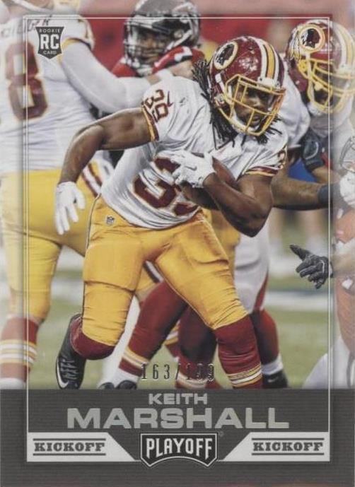 2016 Panini Playoff - Rookies Keith Marshall #300 Kick Off /199 (RC ...