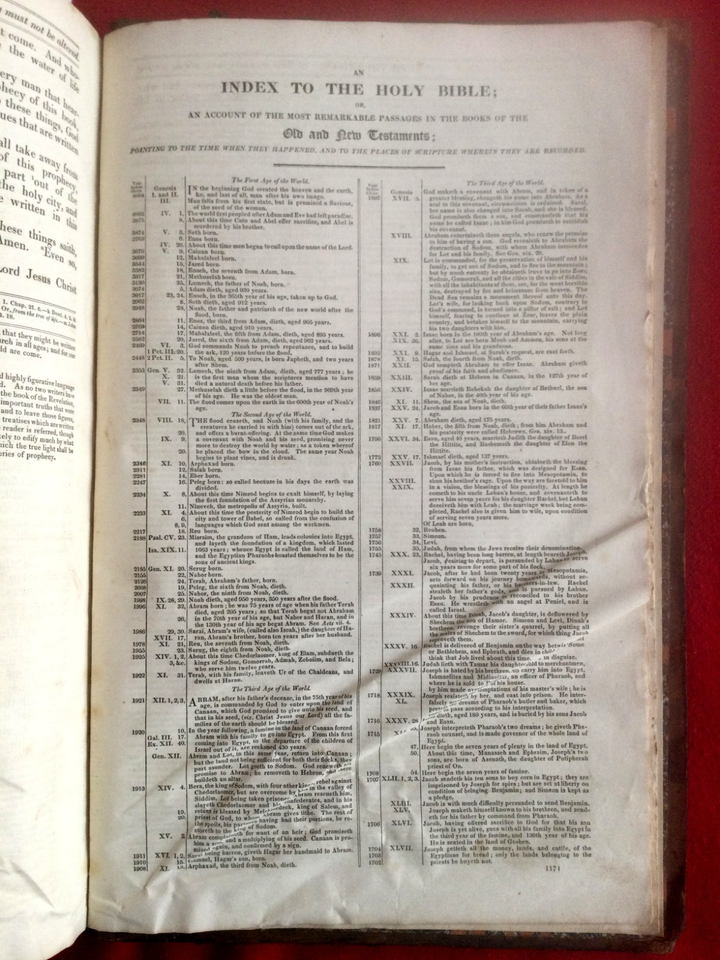 Large Georgian Bible ADAM CLARKE c1830 Illustrated. STANDEN / BOODLE ...