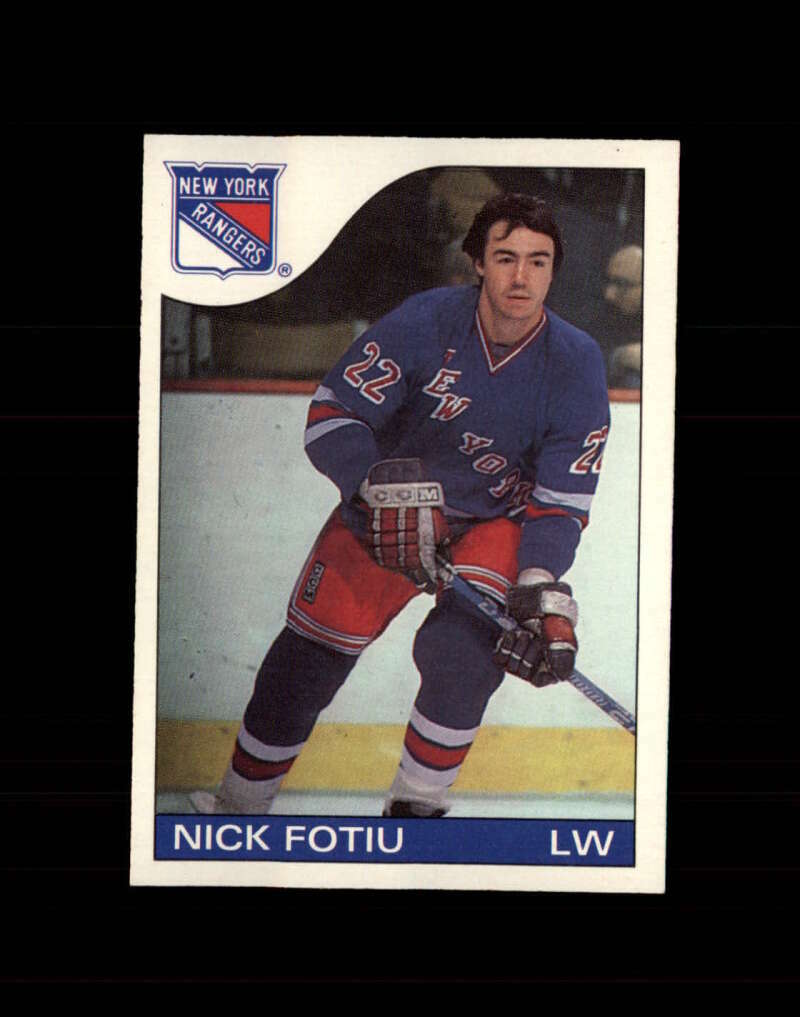 1985 O-Pee-Chee Hockey #022 Nick Fotiu STARX 8 NM/MT CS73401 | eBay