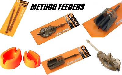 Guru Method Feeders * Inline X-Safe Method Bait Moulds Spare Inserts ...