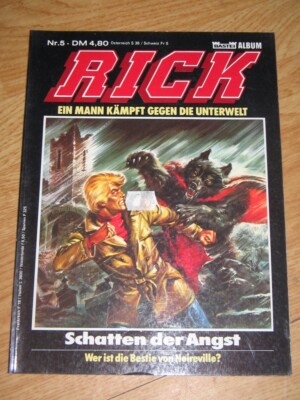 Rick Hochet Nr.5 - Schatten der Angst - Bastei Comic Album Tibet ...