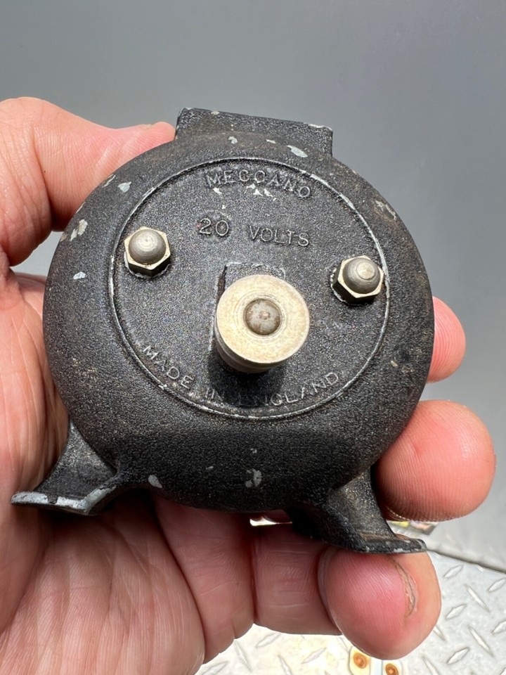 ~EARLY~ ORIGINAL MECCANO ENGLAND 20 VOLT MOTOR (NO RESERVE) | eBay